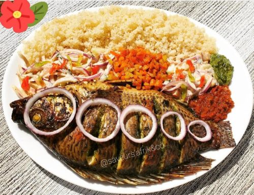 Tilapia braisé attiéké - Cuisine de Chez Nous