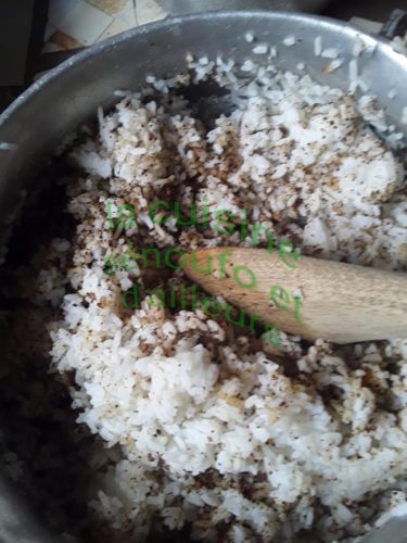 Soumara lafri ( soumara ou soumbala étouffé dans le riz ) - Cuisine de Chez Nous