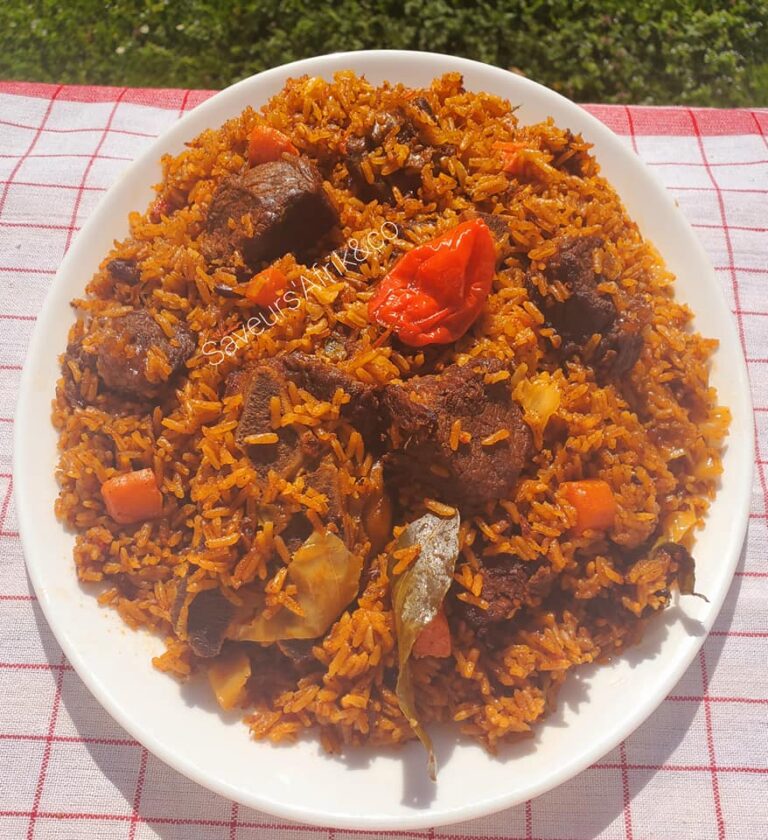 Riz gras à la viande de bœuf