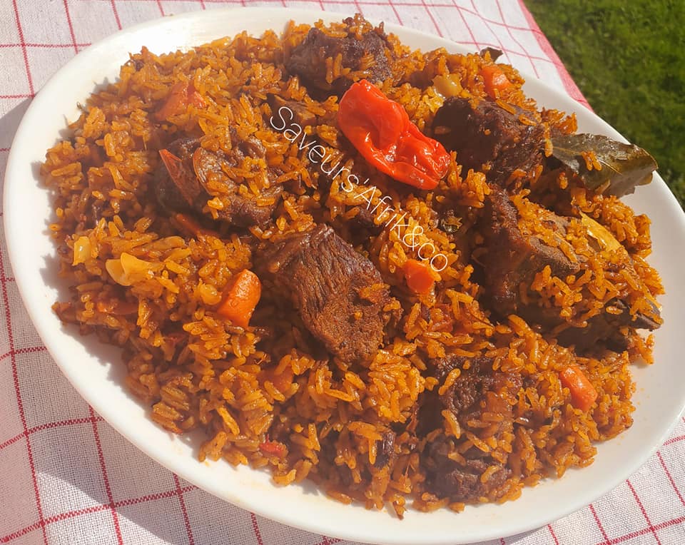 Riz gras à la viande de bœuf - Cuisine de Chez Nous