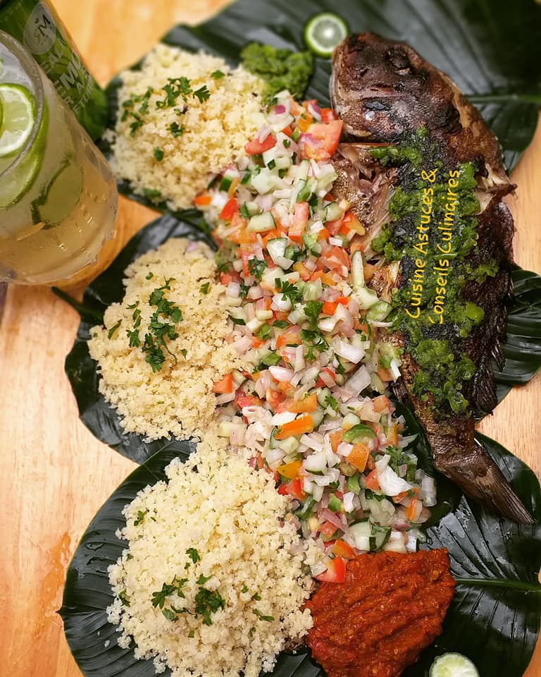Attiéké au poisson braisé à la poêle - Cuisine de Chez Nous