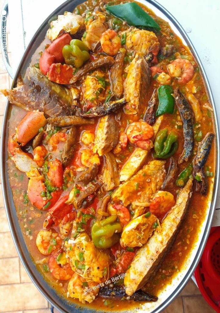 Sauce gombo avec huile de palme - Cuisine de Chez Nous