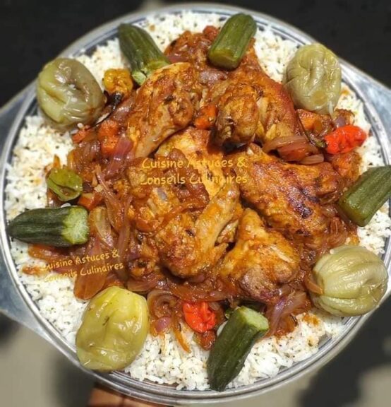 Riz soumara ou soumara lafri au poulet - Cuisine de Chez Nous