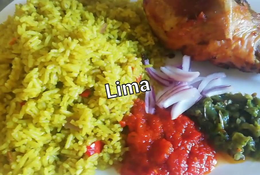 Riz gras jaune au poulet - Cuisine de Chez Nous