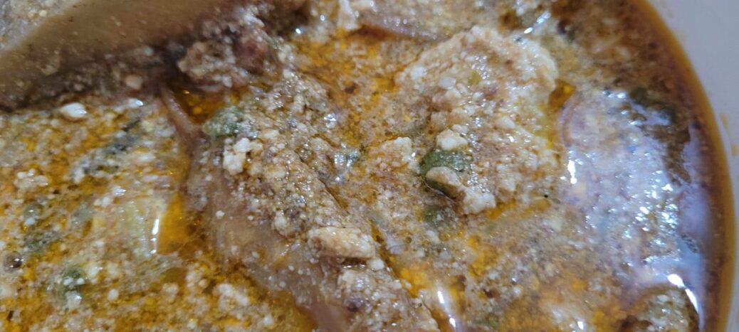 Sauce pistache au gombo. - Cuisine de Chez Nous