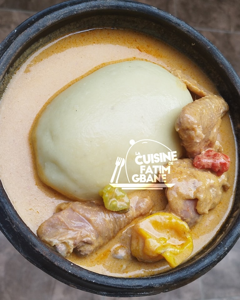 Incontournable sauce pistache accompagné de foutou igname 😍🥰😋 - Cuisine ...