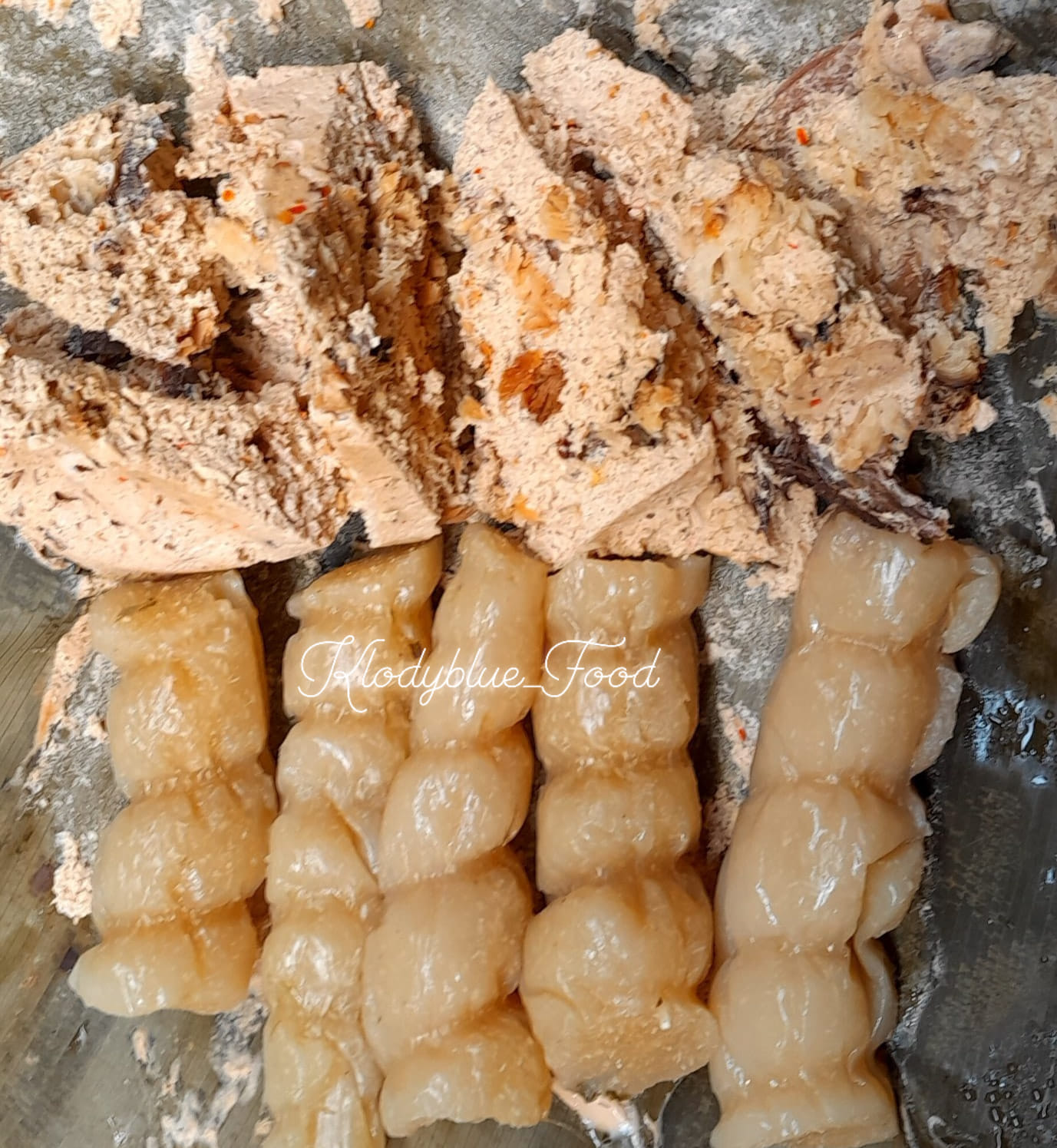 Met de pistache avec mbounga et Morue fumé - Cuisine de Chez Nous