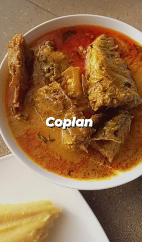 Sauce de noix de palme obstaclée et son macabo râpé - Cuisine de Chez Nous