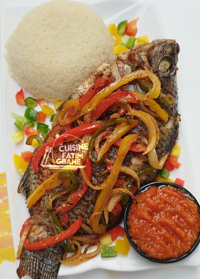 Du poisson à la poêle avec sa rougail de légumes - Cuisine de Chez Nous