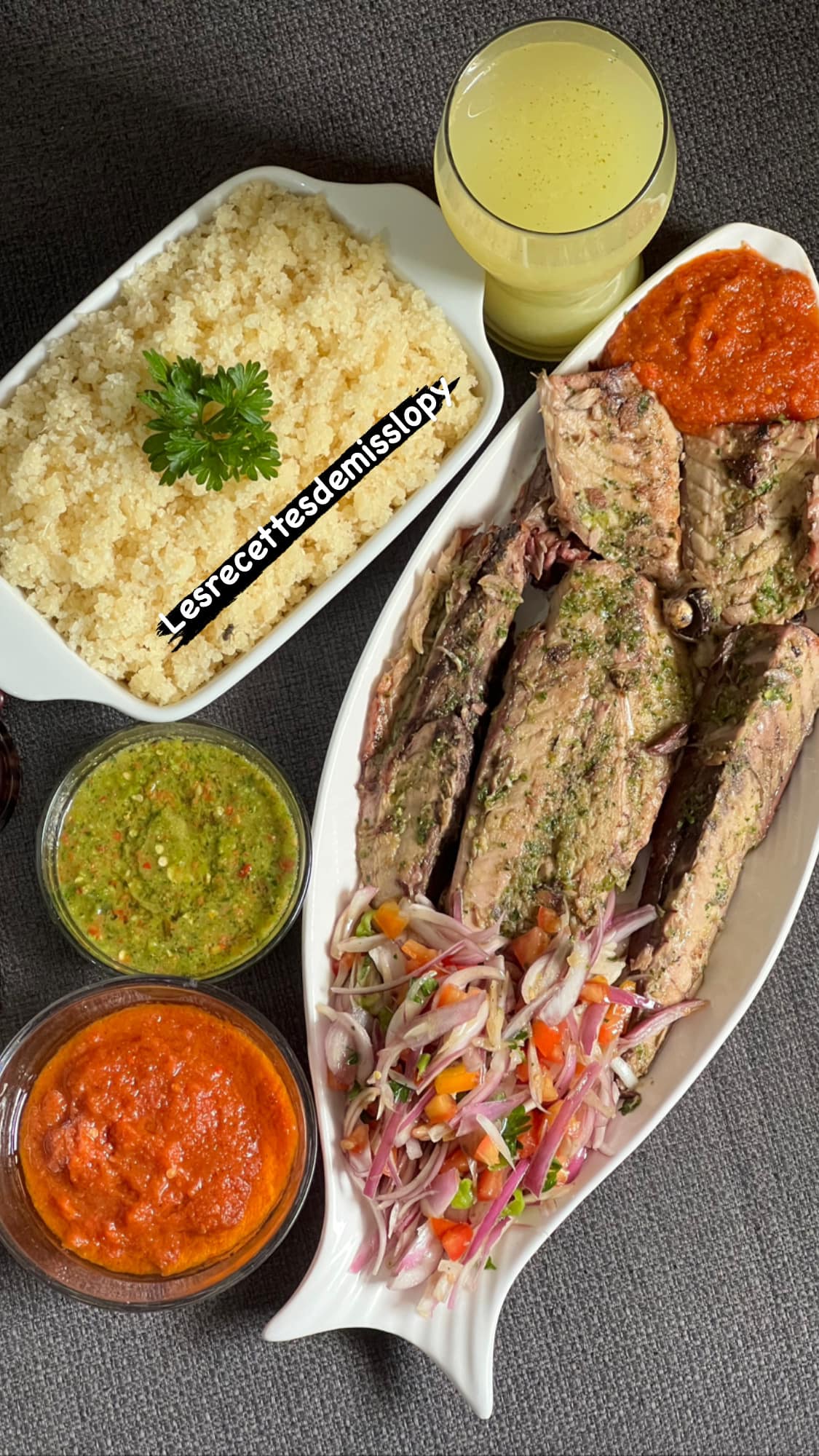 Attieké poisson fumé - Cuisine de Chez Nous