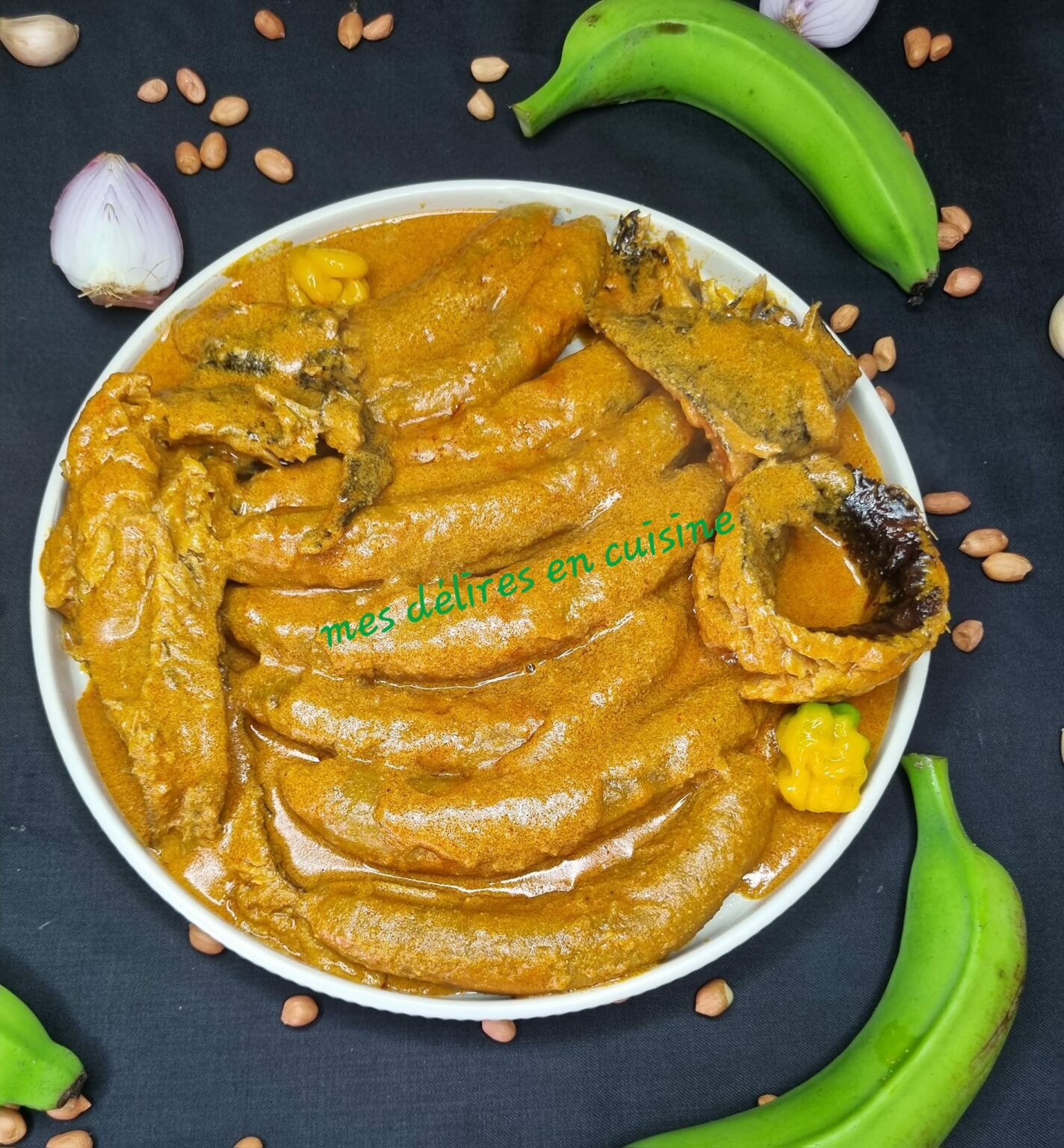 Banane malaxée au poisson fumé - Cuisine de Chez Nous