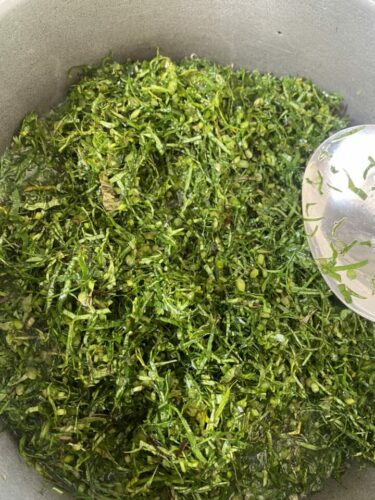 Sauce Feuilles de Patate Douce & Délices de la Mer ! - Cuisine de Chez Nous