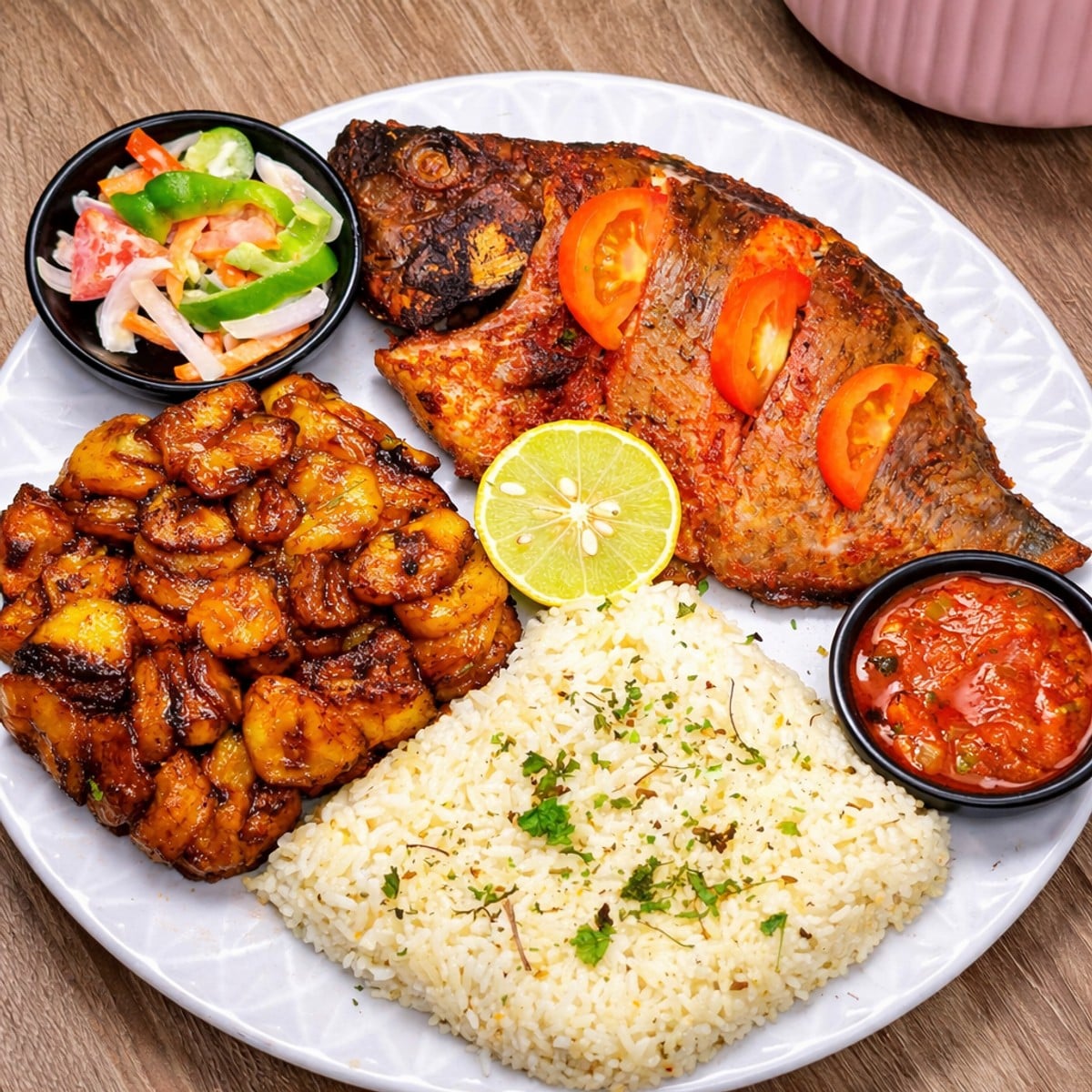 Poisson braisé au four avec alloco… | Cuisine de Chez Nous